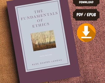 The Fundamentals of Ethics 5th Edition 5E - Etsy