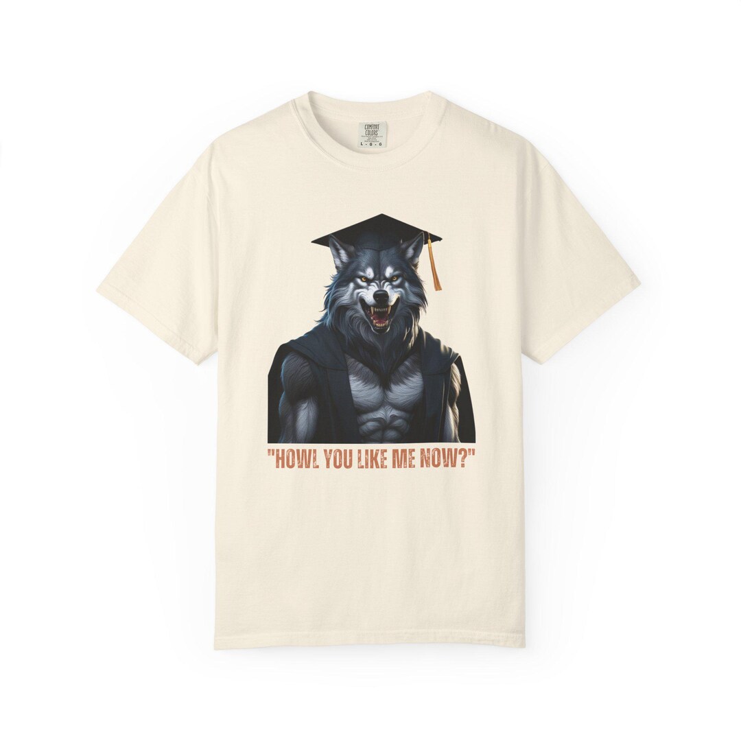 Werewolf Grad T Shirt, Grad Gift for Him Son Senior, Wolf Lover ...