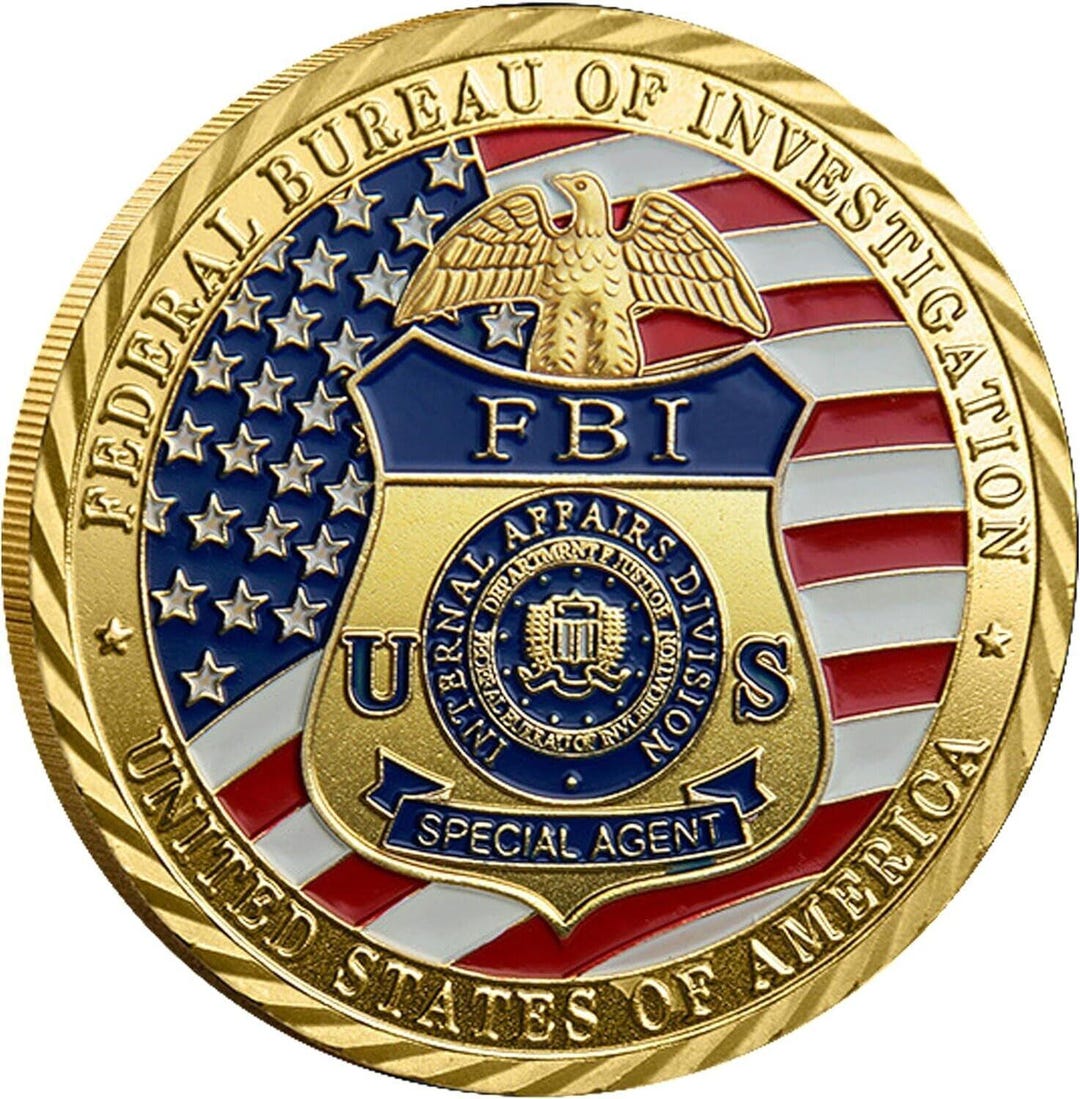 FBI Challenge Coin - Etsy