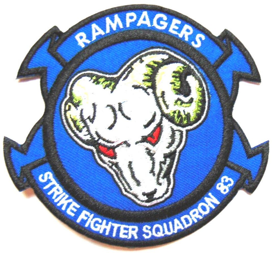 USN VFA-83 Strike Fighter Squadron 83 "rampagers" Iron-on/sew-on Patch ...