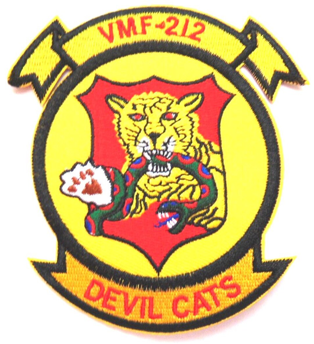USMC ATTACK Squadron VMA -212 Devil Cats, Korea Iron-on/sew-on Patch - Etsy
