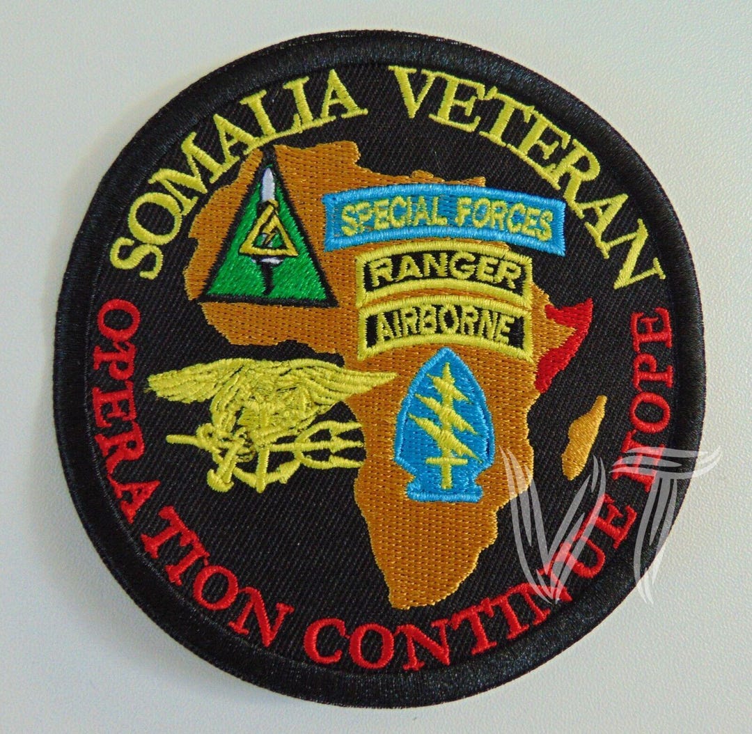 Somalia Veteran special Forces, Navy Seal, Ranger Iron-on/sew-on Patch - Etsy