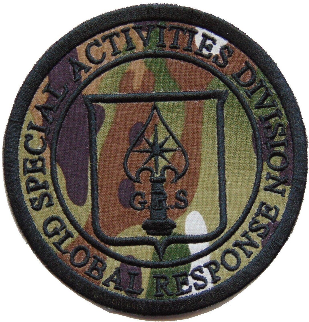 CIA Global Response GRS Special Activities Division Patch (iron-on ...