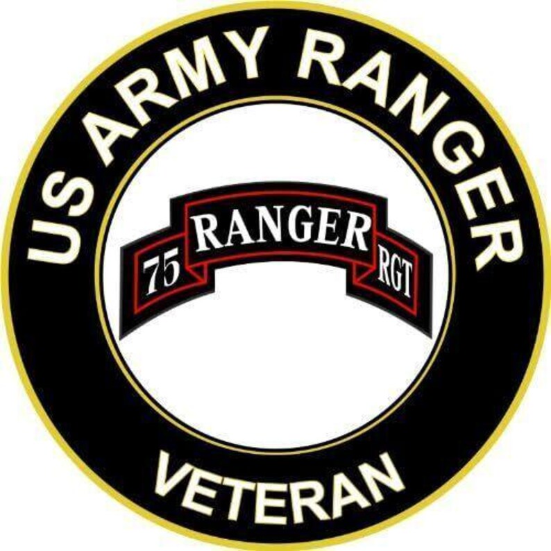 US Army Ranger 75th Ranger Regiment Self-adhesive Vinyl Decal - Etsy
