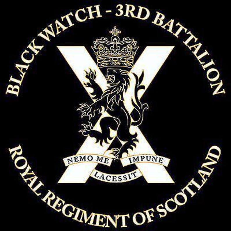 Royal Blackwatch Regiment 3rd Battalion Self-adhesive Vinyl Decal - Etsy