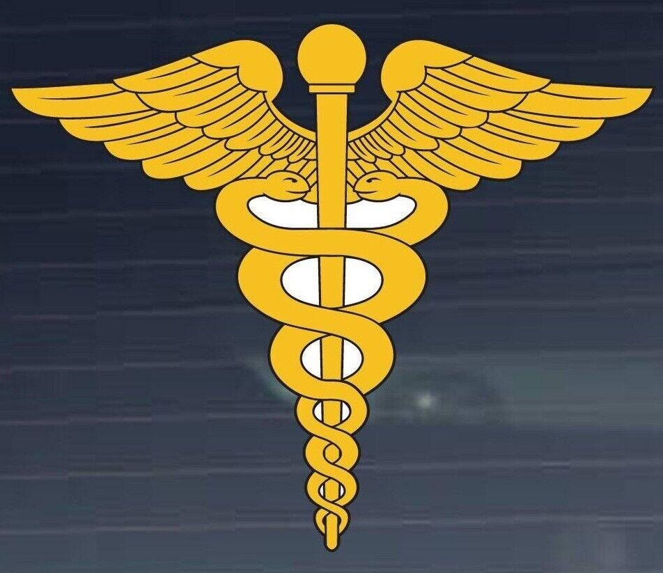 US Army Division Medical Corps Emblem Self-adhesive Vinyl Decal - Etsy