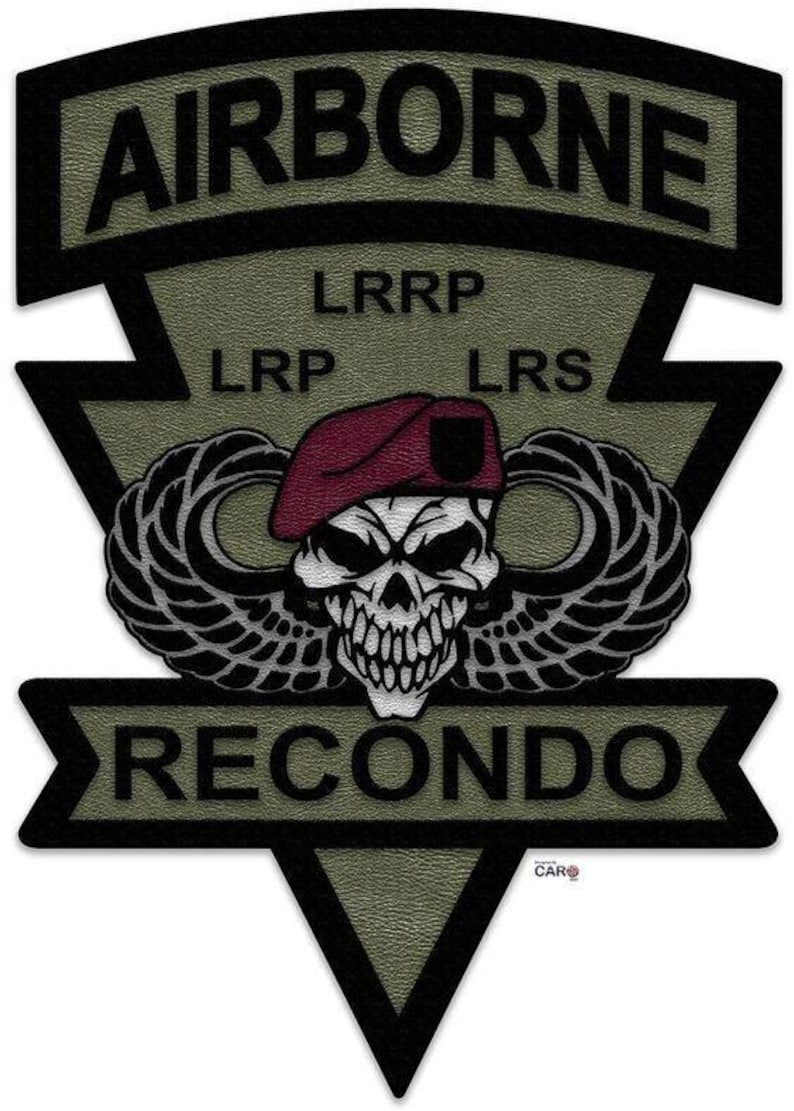 US Army Airborne Recondo Self-adhesive Vinyl Decal (special Order) - Etsy