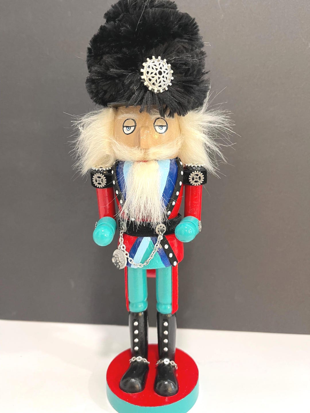 Nutcracker Regal Steampunk: Handmade Holiday Fantasy Figure, Whimsy ...