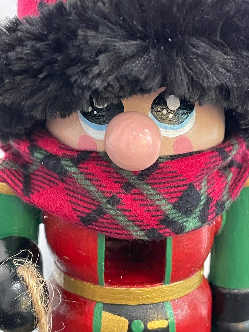 Handmade Big Eyes Boy Nutcracker: Big Hat, Little Guy Table Decor - Etsy