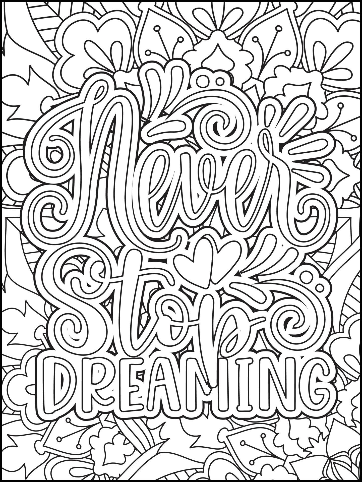 Find Joy in the Journey Coloring Page | Motivational Quote Printable ...