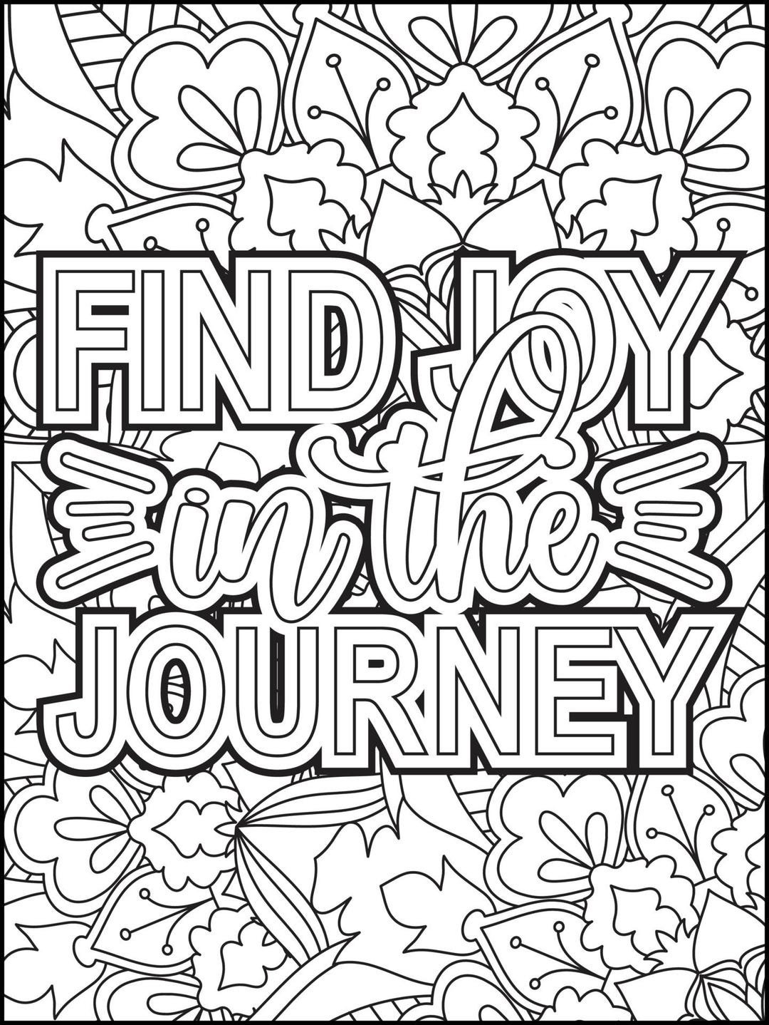 Coloring Posters of Inspirational Quotes, Set of 4, 35"x45", Allow Your ...