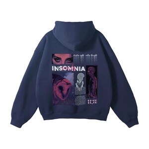 Insomnia Oversized Hoodie - Etsy
