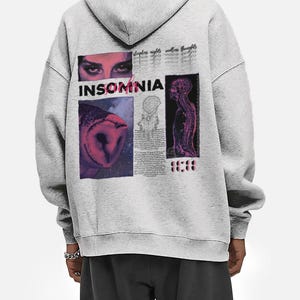 Insomnia Oversized Hoodie - Etsy