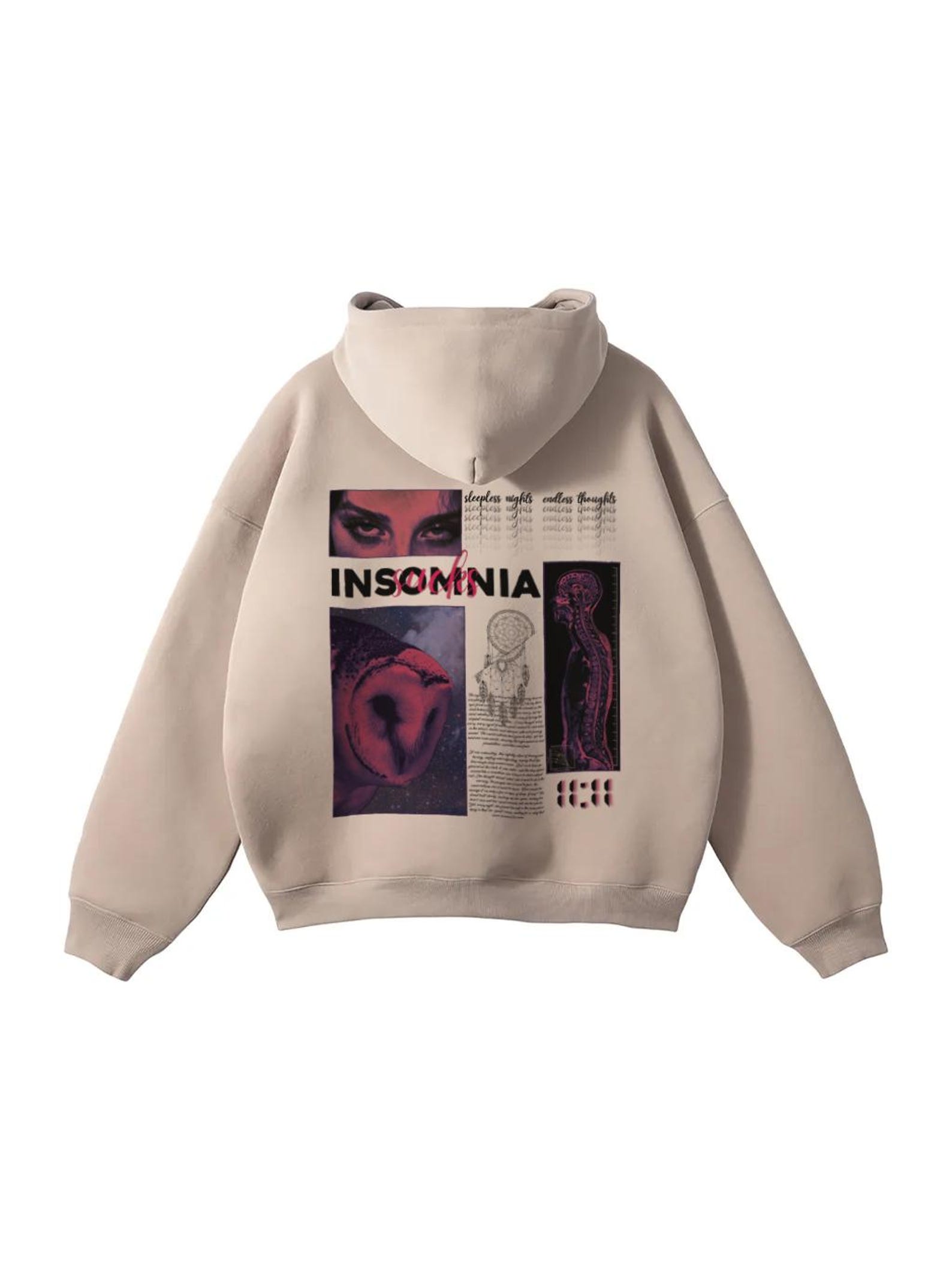 Insomnia Oversized Hoodie - Etsy