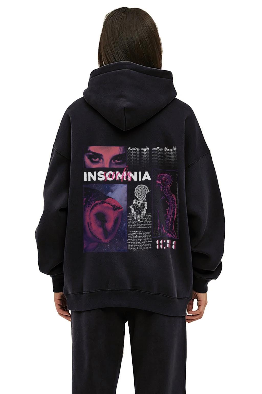 Insomnia Oversized Hoodie - Etsy