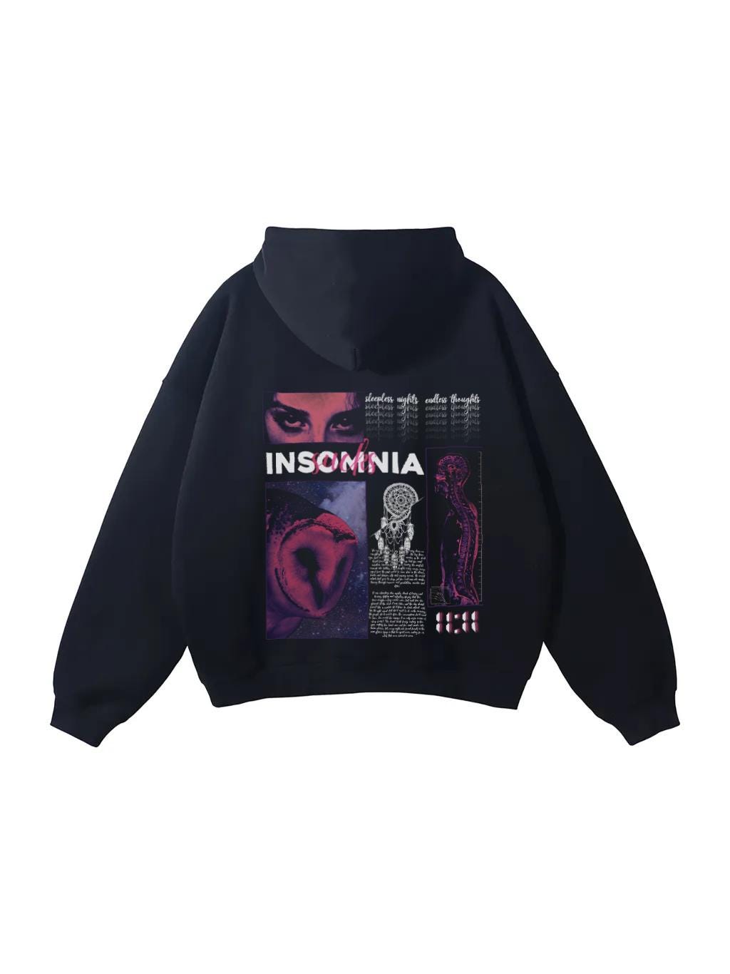 Insomnia Oversized Hoodie - Etsy
