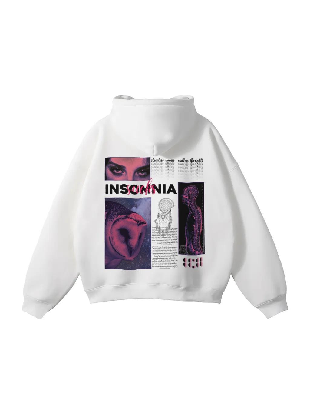 Insomnia Oversized Hoodie - Etsy