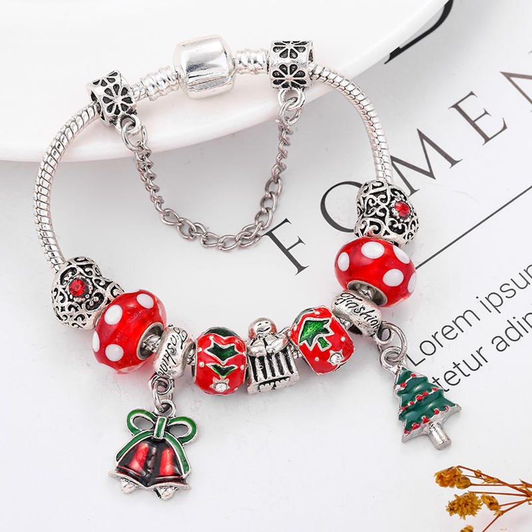 Christmas Charm Bracelet, Pandora Bracelets, Christmas Jewelry ...