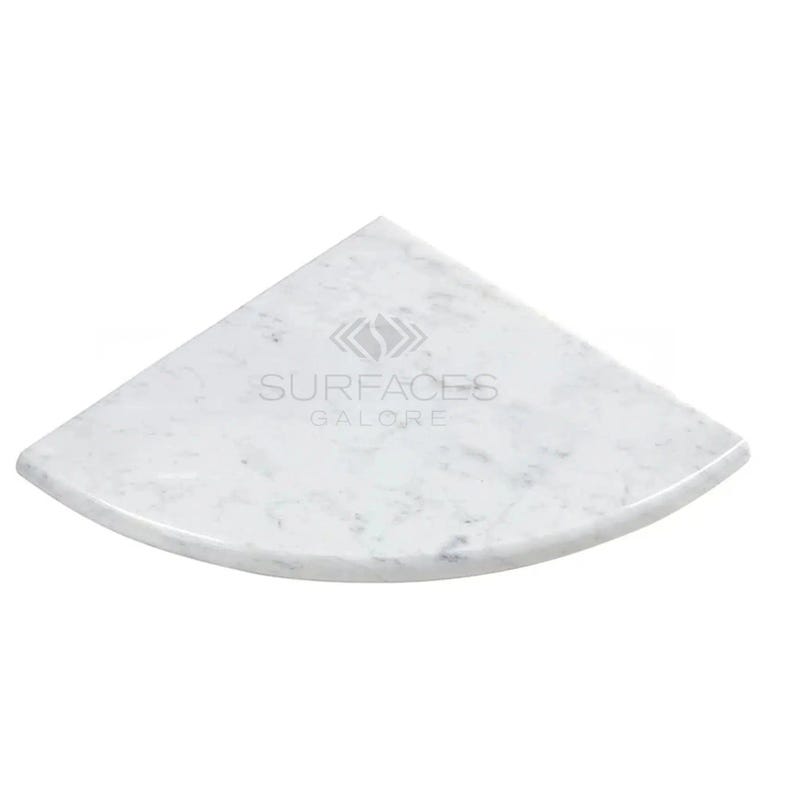 Carrara White (bianco Carrara | Italian) Marble Shower Corner Shelf - Etsy