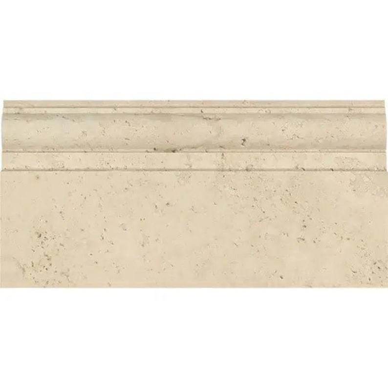 Ivory (light) Travertine 5X12 Baseboard Trim Liner Honed - Etsy