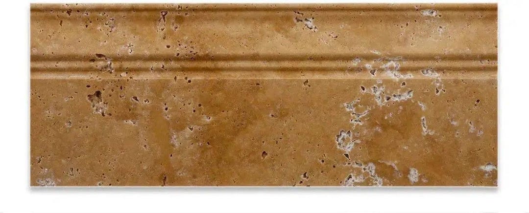 Gold|yellow Travertine 5X12 Baseboard Trim Molding Liner Honed - Etsy