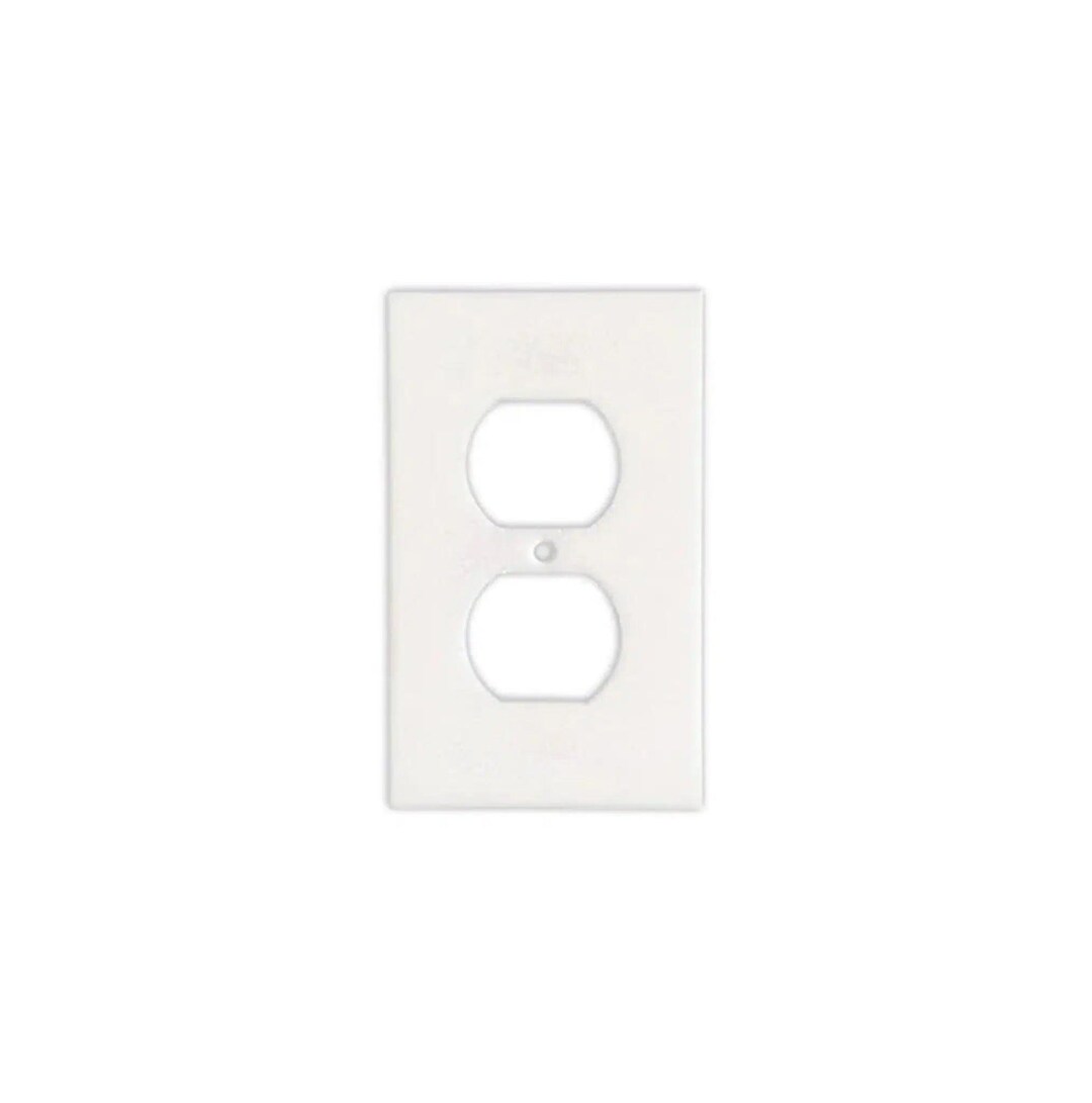 Thassos White Marble Single Duplex Plate Switch Wall Plate|cover Plate ...