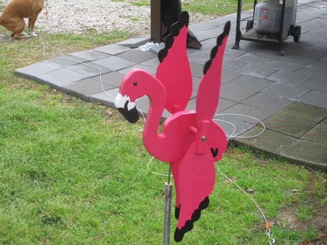 Flamingo Whirligig - Etsy