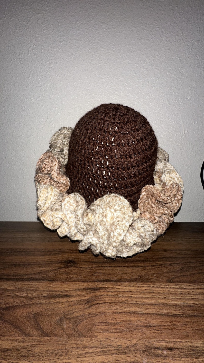 Crochet Ruffle Hats (adults) - Etsy