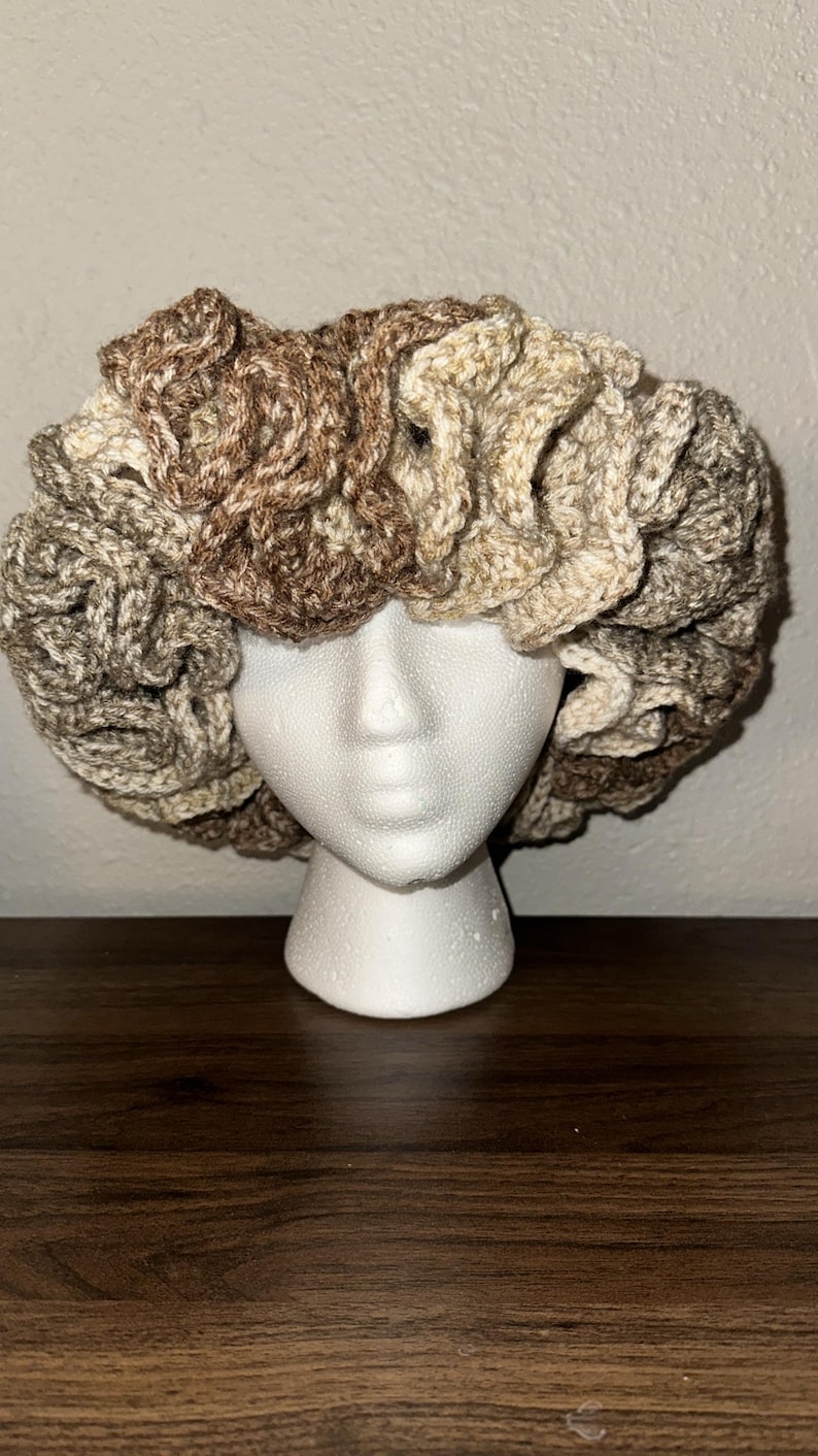Crochet Ruffle Hats (adults) - Etsy
