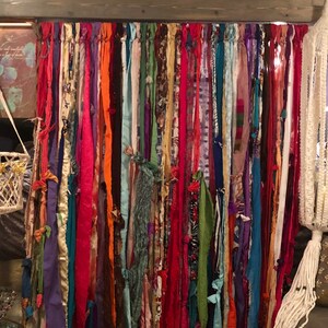 Traveling Gypsy Rag Curtains-bohemian Life, Available in Multiple ...