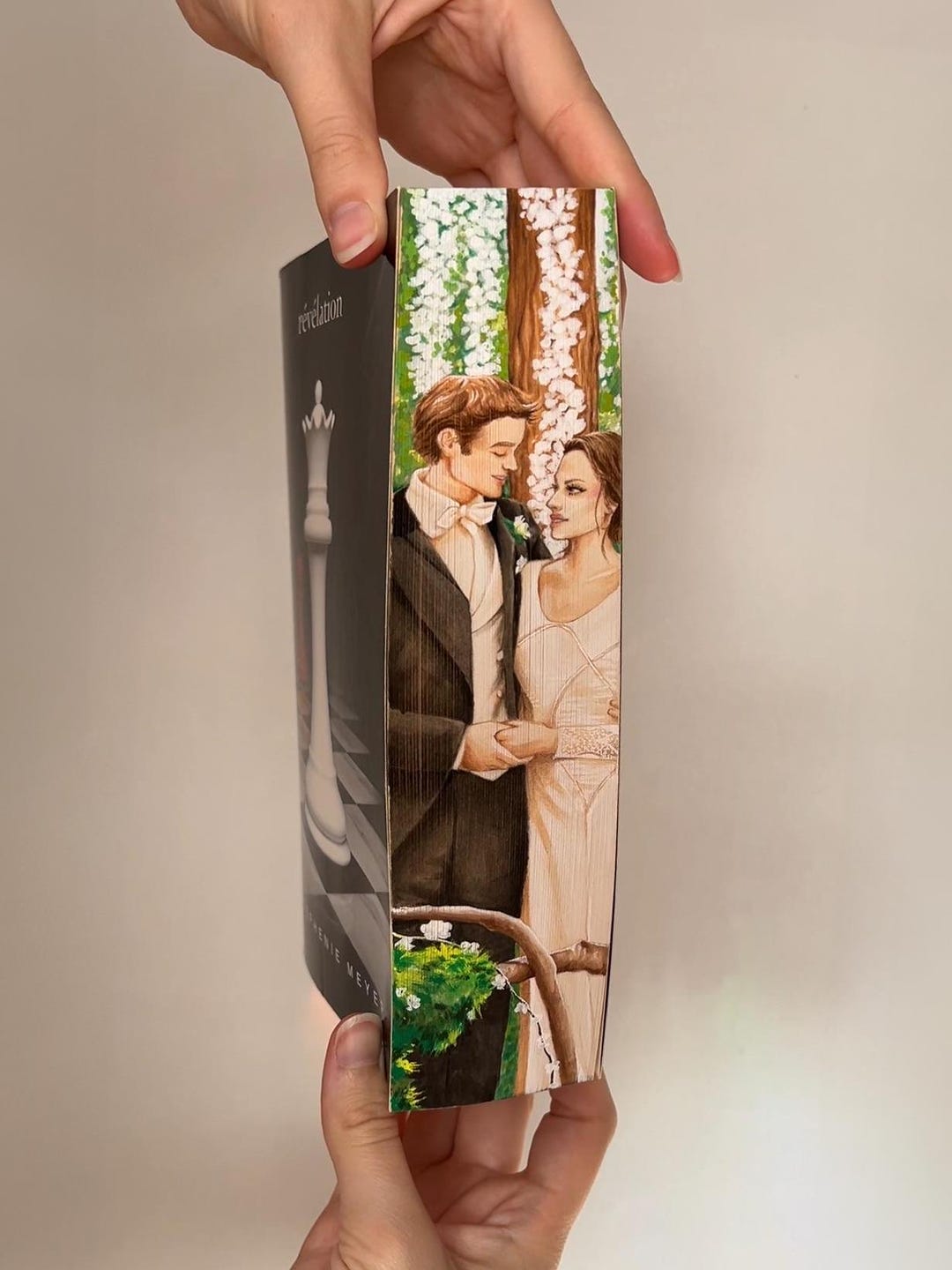 Twilight Breaking Dawn - Book Edge Painting - Fore-edge Painting ...