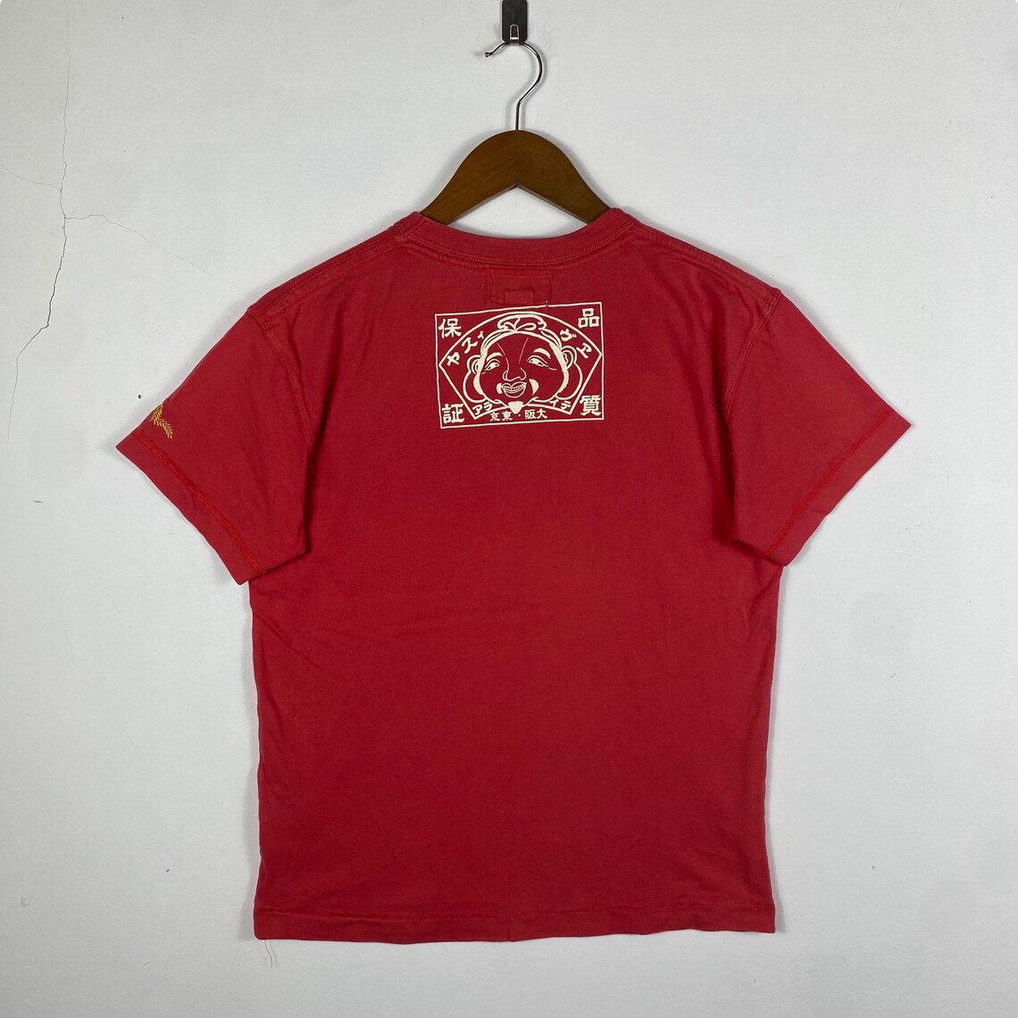 Rare!! EVISU Daicock Big Logo Graphic Tee Shirt Size 34 - Etsy