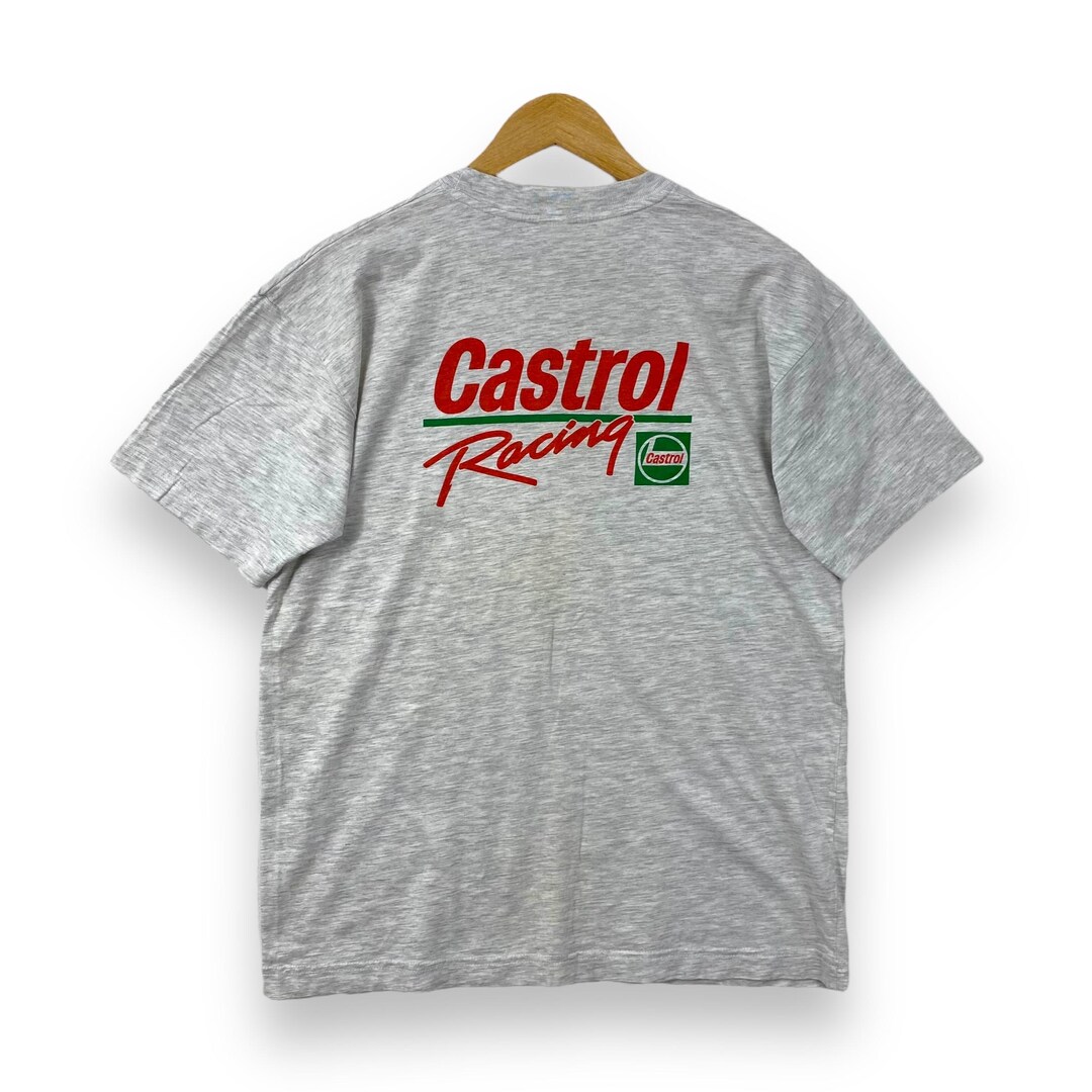 Rare!! Vintage 90's CASTROL RACING 100th Anniversary Tee Shirt Large ...