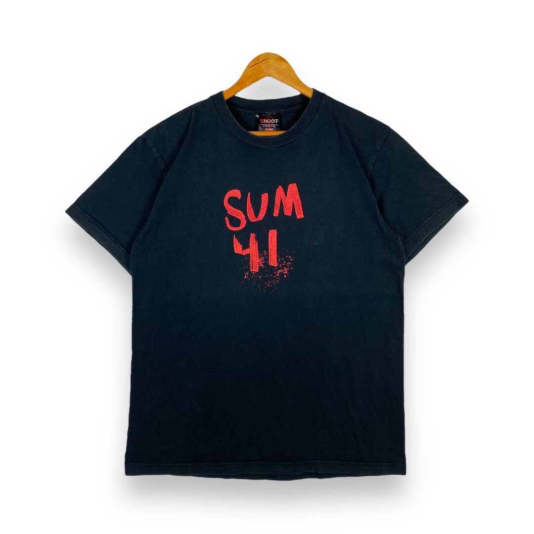 Rare!! Vintage SUM 41 Chuck Album Canadian Rock Band Tee Shirt Extra ...
