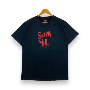 Rare!! Vintage SUM 41 Chuck Album Canadian Rock Band Tee Shirt Extra ...