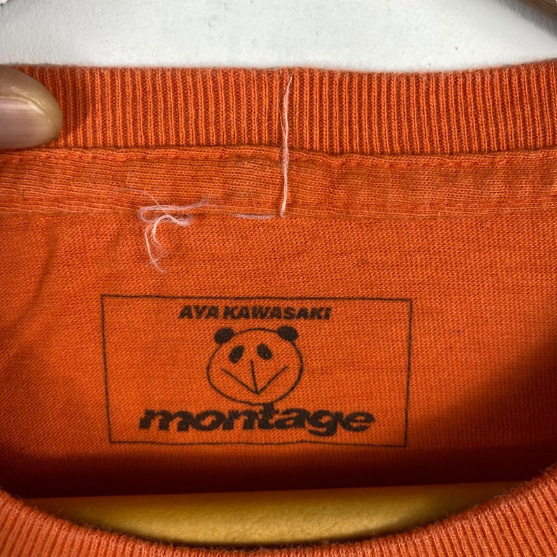 Rare!! MONTAGE X AYA KAWASAKI Exclusive Collaboration Graphic Tee Shirt ...