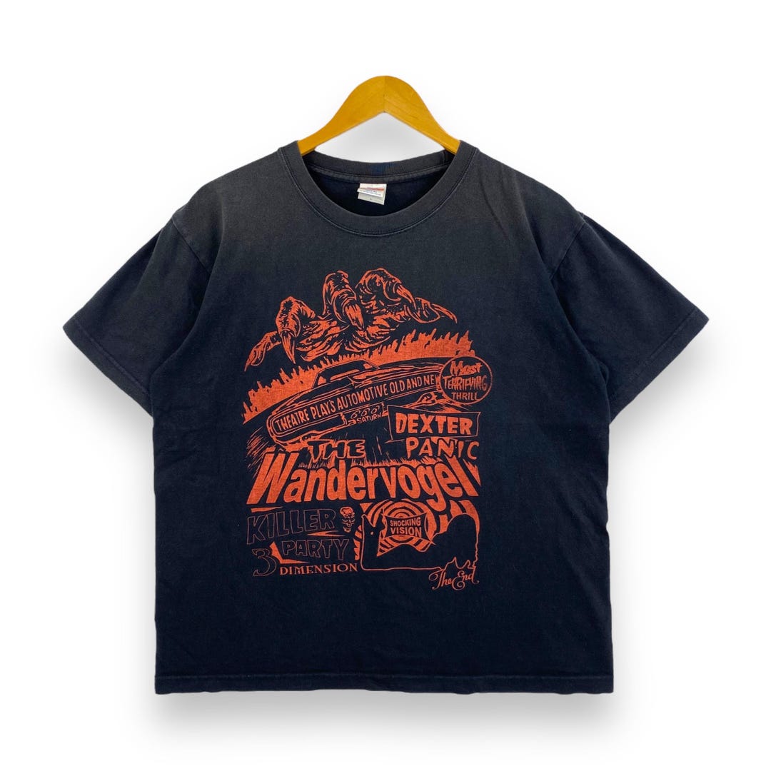 Rare!! Vintage THE WANDERVOGEL Killer Party 3 Graphic Tee Shirt Large Size - Etsy