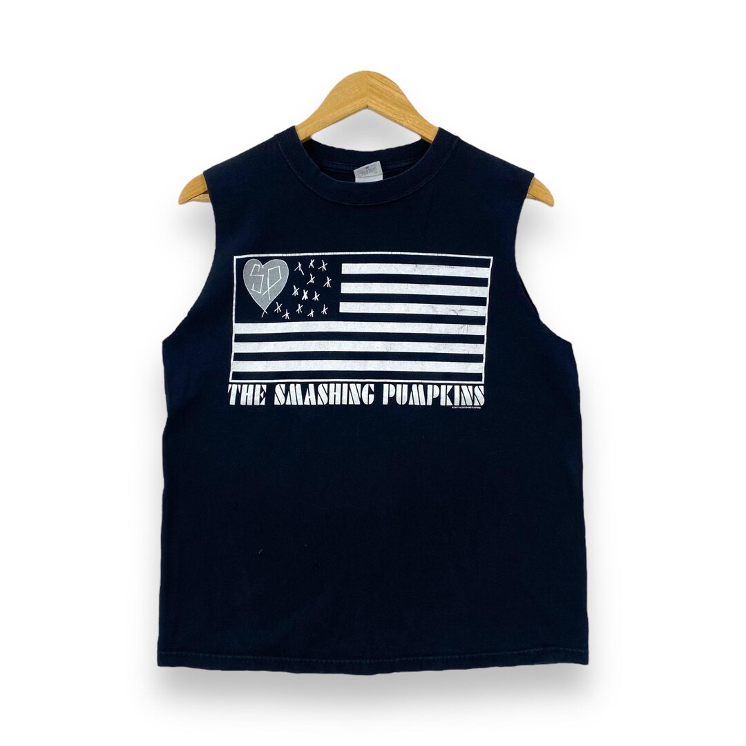 Rare!! Vintage 00's THE SMASHING PUMPKINS Band Tank Tops Shirt Medium ...