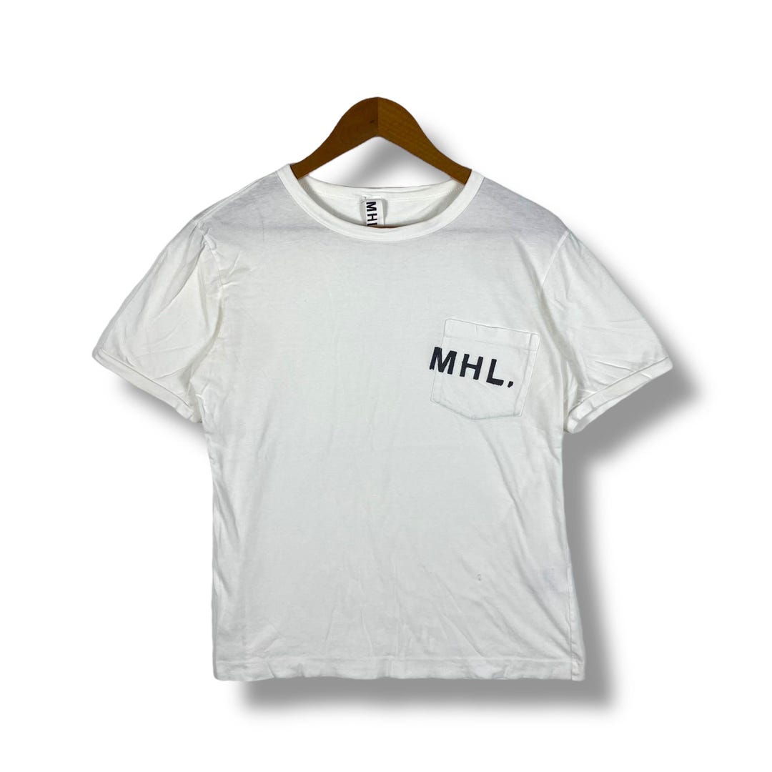 Rare!! MHL MARGARET HOWELL British Designer Pocket Tee Shirt Medium ...