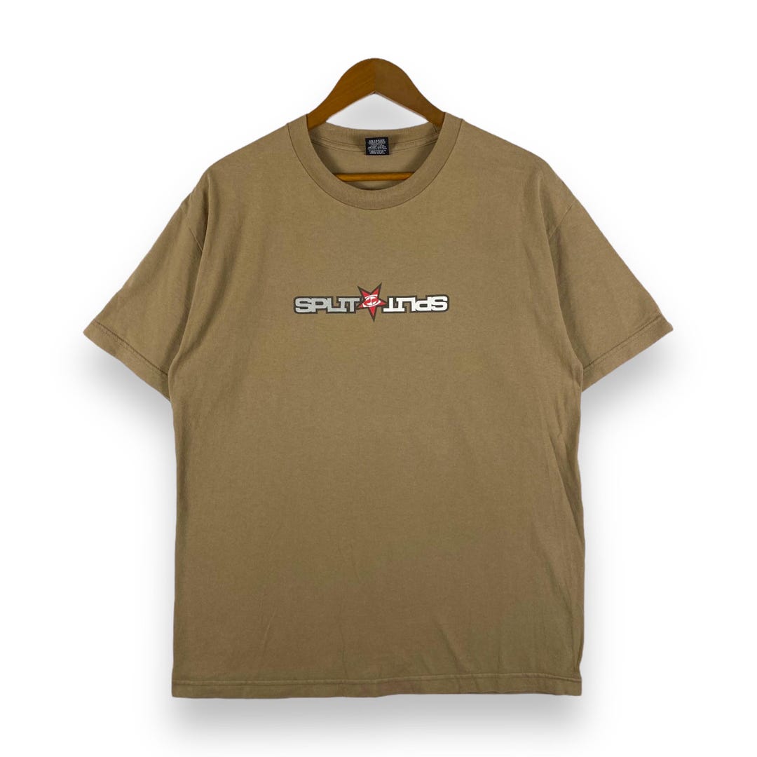 Rare!! Vintage 00's SPLIT SKATE Logo Skatewear Tee Shirt Large Size - Etsy