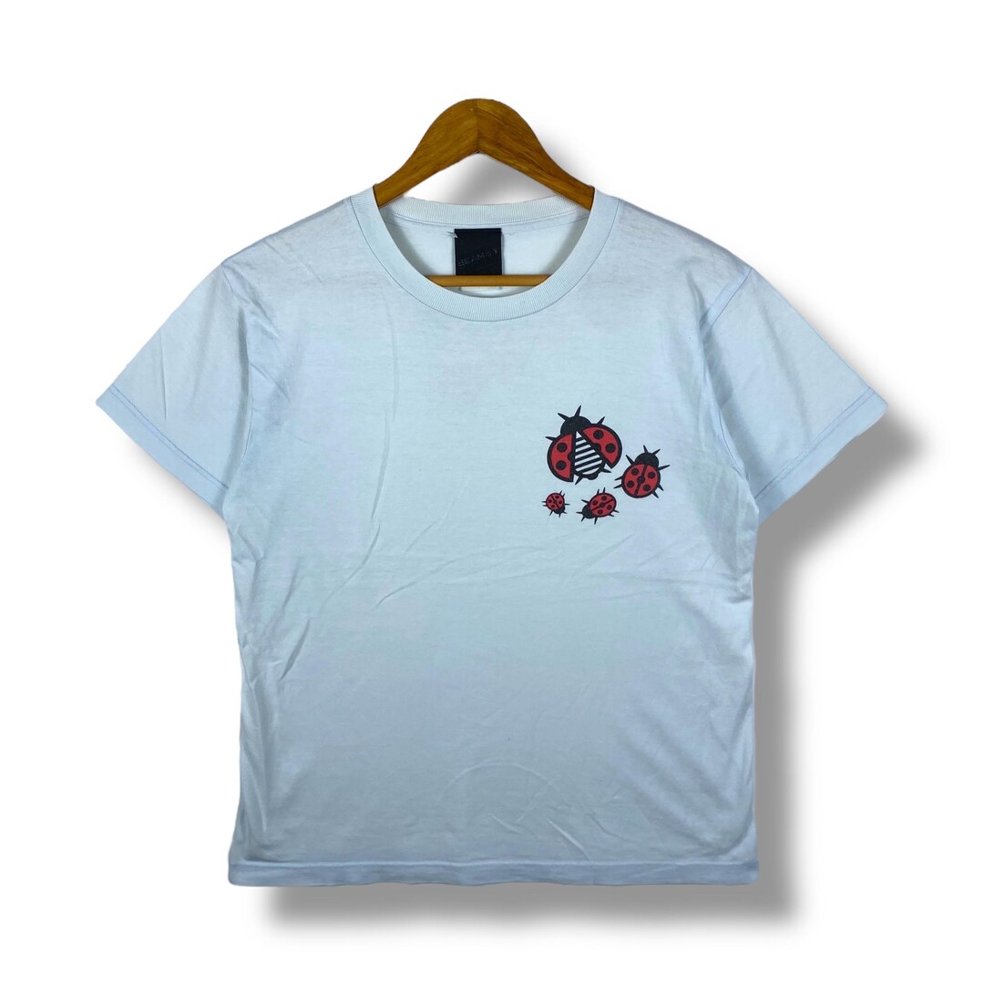 Rare!! BEAMS PLUS Lady Bugs Flying High Graphic Tee Shirt Large Size - Etsy