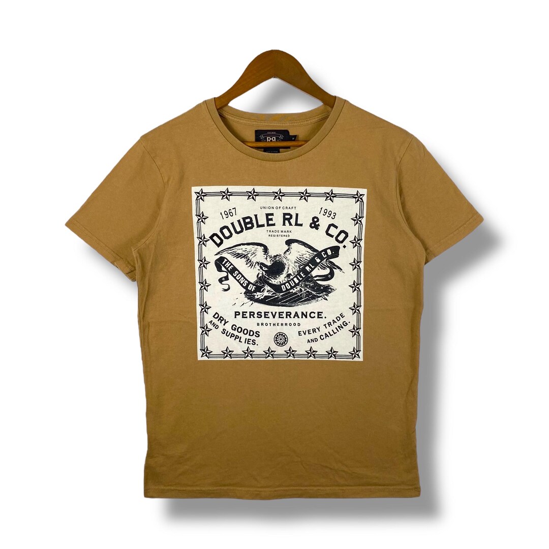 Rare!! Ralph Lauren DOUBLE RL Graphic Tee Shirt Medium Size - Etsy