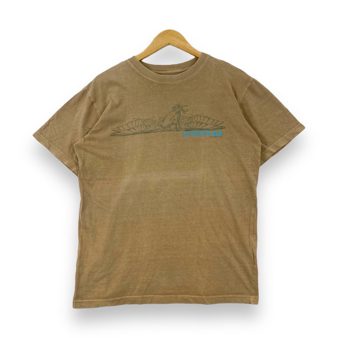 Rare!! HYDROLAB SURF Co Surfwear Brown Sunfaded Tee Shirt Large Size - Etsy