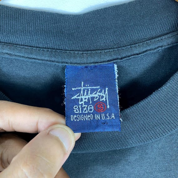 Rare!! Vintage 90's STUSSY CROWN True Product Faded T… - Gem