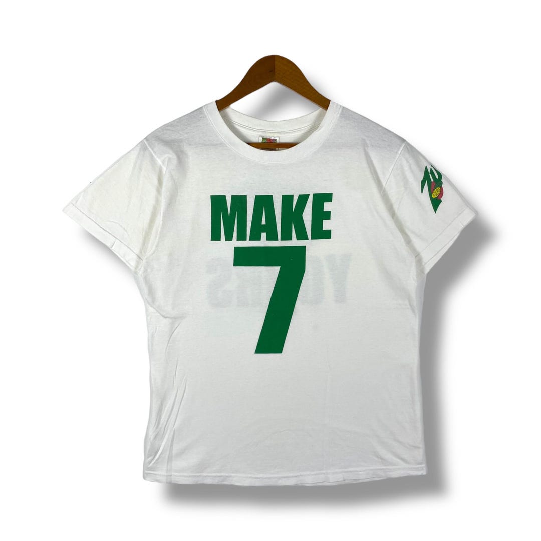 Rare!! Vintage 90's Make 7UP Yours Graphic Soft Drink Promo Tee Shirt ...