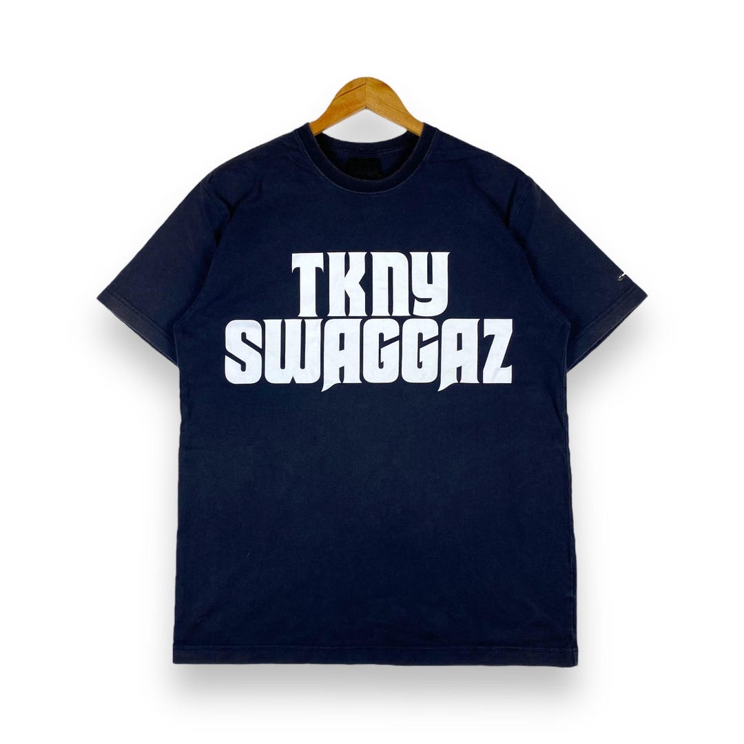 Rare!! SWAGGER TKNY SWAGGAZ Hip-hop Style Graphic Tee Shirt Large Size ...