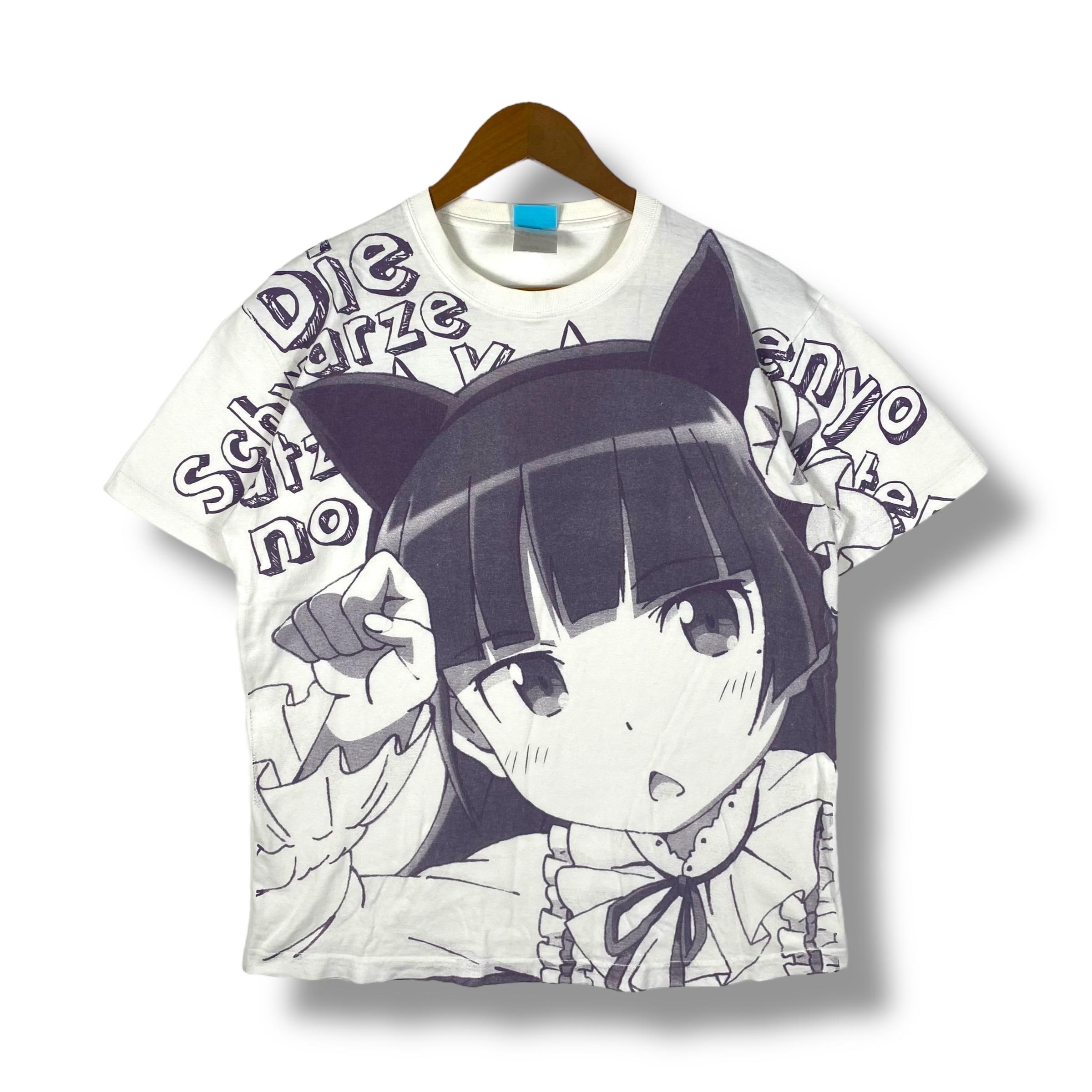 Rare!! OREIMO Kuroneko Full Print Anime Cospa Tee Shirt Large Size - Etsy