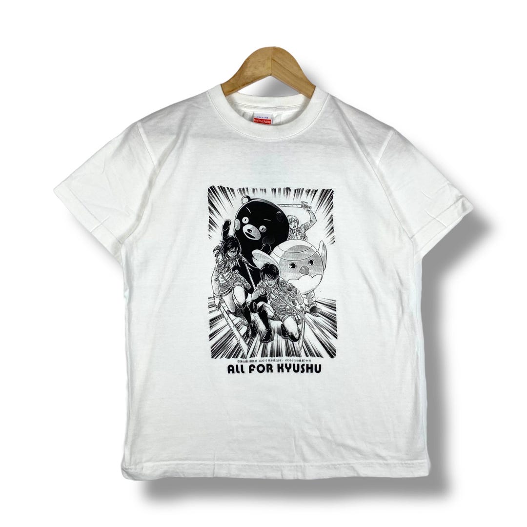 Rare!! HAJIME ISAYAMA Illustration for Kumamoto Earthquake Kumamon Aot ...