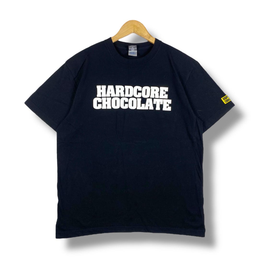 Rare!! HARDCORE CHOCOLATE Japanese Cult Fashion All Logo Tee Shirt ...