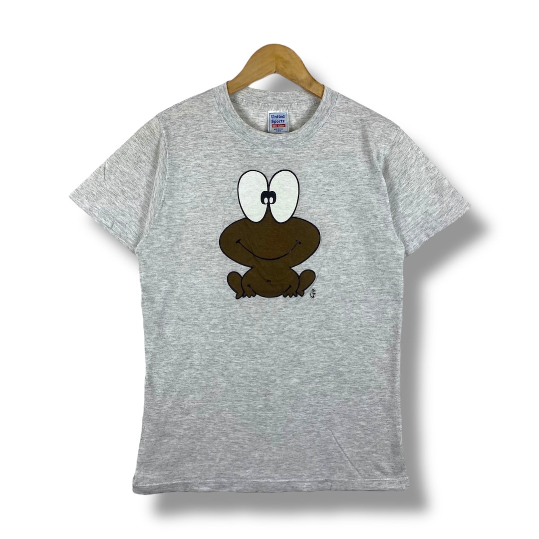 Rare!! Vintage 80's THE GUTSY FROG Dokonjo Gaeru Manga Graphic Tee ...